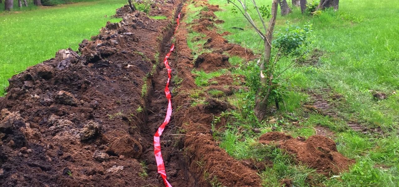 Trenching & Ditching - Greenleaf Excavation Muskoka